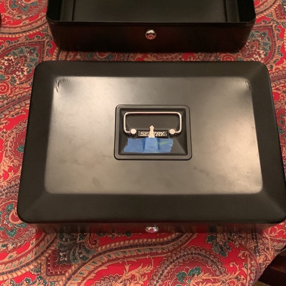 sentry | Office | Sentry Metal Lock Box With Caring Handle And Key For ...